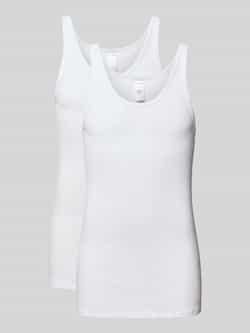Schiesser Tanktop mit Rundhalsausschnitt Modell ORIGINAL FINE RIB