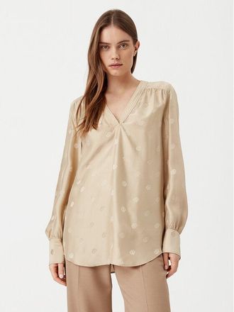 HUGO BOSS Bluse 50532823 Beige Regular Fit