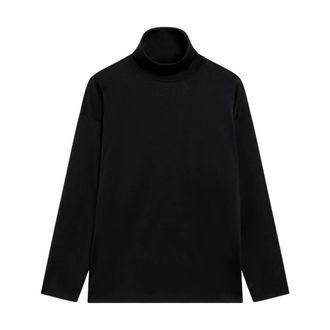 Gucci Extrafeiner Seidenpullover - - Knitwear - Damen - Schwarzk - S