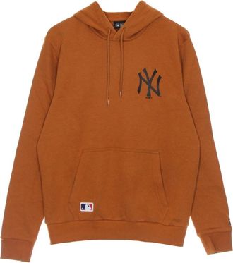 New Era Yankees Logo Hoodie Sweatshirt - - Sweatshirts & Hoodies - Herren - Braun - L