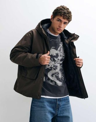 Redefined Rebel Truce - Veste oversize - Vert olive
