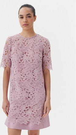 Luisa Spagnoli Coctailkleid Pendice 541767 Violett Regular Fit