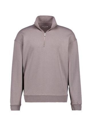 Juvia Herren Pullover grau unifarben