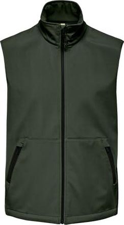 Only & Sons Onsbowie Life Vest OTW, Gris, XL Hommes