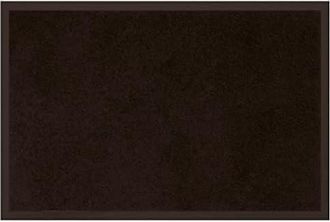 Douceur d'Int&eacute;rieur Tapis Rectangle (80 x 120 cm) Telio Noir, Anti-Poussi&egrave;re Uni