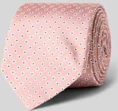 Gierremilano Seidenkrawatte aus reiner Seide mit Logo-Patch (7,5cm)