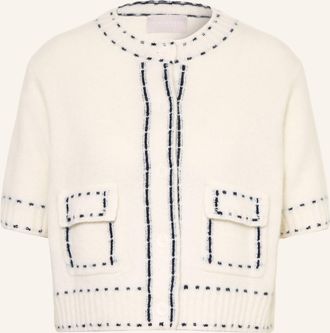 Hemisphere Hemisphere Strickjacke Mit Cashmere weiss