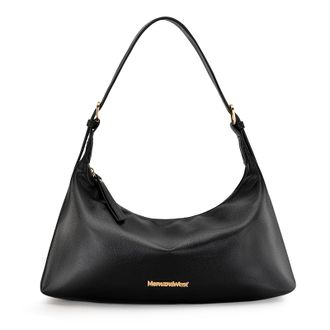 Montana West Mittelgroße Schulter-Geldbörsen für Damen, Halbmond-Hobo-Taschen, trendige Geldbörsen, 073-schwarz, Medium