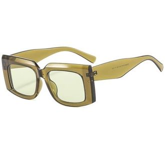 Generic Lunettes De Soleil Unisexes &Agrave; Monture Fine For Les Trajets Domicile-travail, La Conduite En Ext&eacute;rieur Et Vacances(Green)