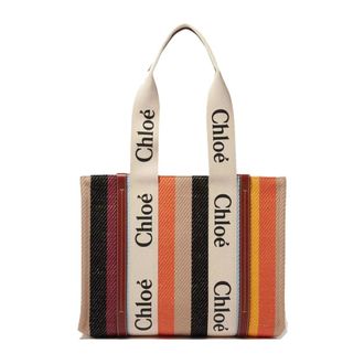 Chlo&eacute; Woody Medium Tote Bag - - Bags - Damen - Mehrfarbig - ONE SIZE