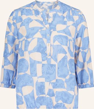 Betty&Co Betty&Co Blusenshirt Mit 3/4-Arm blau
