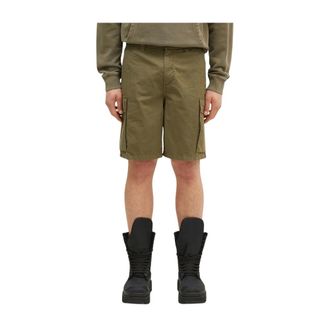 Woolrich Homme, Shorts, Vert, Taille: W32 Shorts Cargo en Gabardine