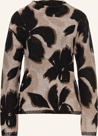 Betty Barclay Pullover Mit Pailletten beige