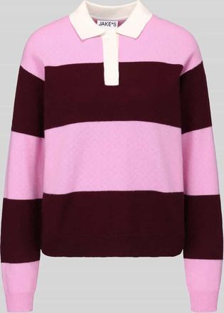 Jake*s Casual Pullover mit Polokragen