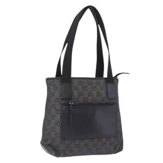 Gucci Pre-owned GG Canvas Tote Bag - - Pre-owned - Damen - Schwarzk - ONE SIZE