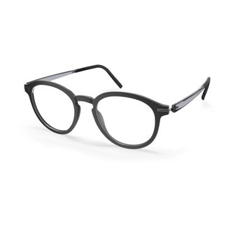 Silhouette unisex, Accessoires, Noir, Taille: 50 MM Lunettes de soleil cerclées Horizon Vibrant