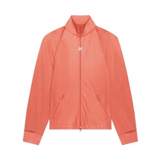 Courr&egrave;ges Damen, Jacken, Orange, SGr&ouml;&szlig;e