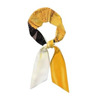 Generic &Eacute;charpe baleine de loc&eacute;an pour femme - &Eacute;charpe tour de cou pour sac &agrave; main - En satin de soie - Pour le sport, le yoga, le visage