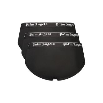 Palm Angels Black Cotton Mens Underwear Clothing