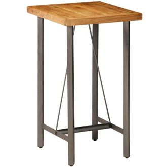 vidaXL Bartisch Recyceltes Massivholz Teak 60x60x107 cm vidaXL