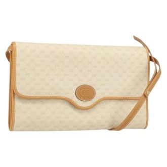 Gucci Sac bandouli&egrave;re GG Petit Vintage Pre-owned - Femme - Pre-owned - Beige - Taille: ONE Size