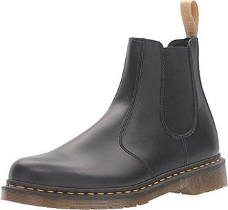 Dr. Martens Mixte Vegan 2976 Bottes Chelsea, Noir Black Felix Rub Off 001, 37 EU