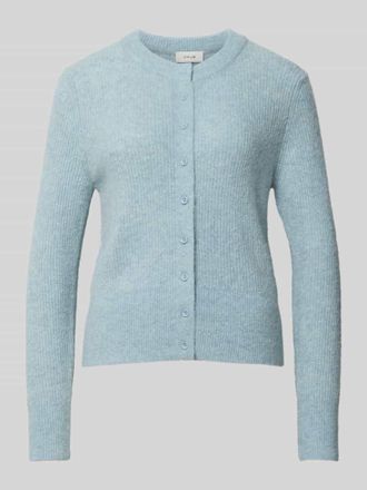 OPUS Strickjacke aus Alpaka mit Rippstrick