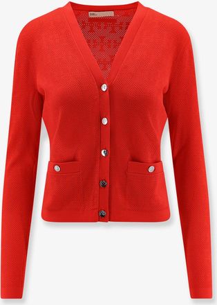 Tory Burch T Monogram Jacquard viscose blend cardigan - TORY BURCH - gender_Woman