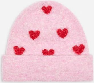 Arket Beanie Aus Wolle Und Alpakawolle -Rosa