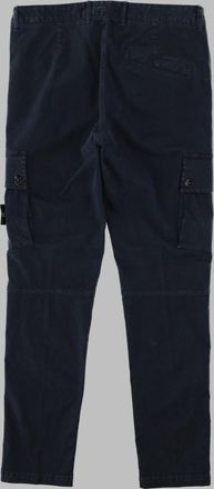 Stone Island Logo Patch Cotton-Stretch Denim Jeans - Blue