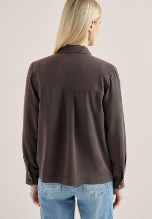 Cecil Langarmbluse aus atmungsaktivem Lyocell