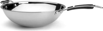 Lacor Wok TRI-Metal D. 36 cm 5.5 LTS, Edelstahl 53836