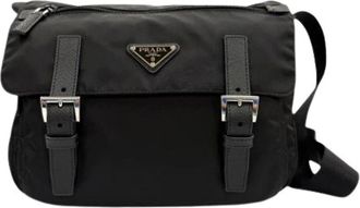 Prada Sac bandouli&egrave;re Pre-owned en nylon - Homme - Pre-owned - Noir - Taille: ONE Size