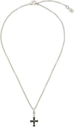 Dolce & Gabbana collier à pendentifs à design de croix - Argent