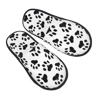 Generic Antid&eacute;rapant Pantoufles en Feutre Empreinte de patte Chaussures Classiques Chaussons Homme pour Homme Femme Hiver M