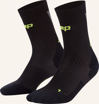 CEP Cep Laufsocken Core Run Ultralight Mid Cut Light Cushion schwarz