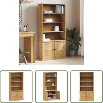 vidaXL B&uuml;cherregal Kiefer - B&uuml;cherregal VIGO 85x35x170 cm Massivholz Kiefer