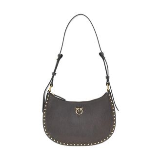 Pinko Mini Half Moon Schultertasche - - Bags - Herren - Braun - ONE SIZE