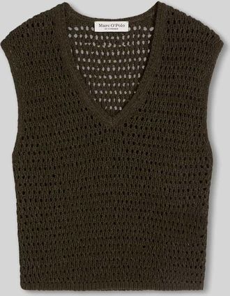 Marc O'Polo Slim Fit Pullunder aus Baumwoll-Mix