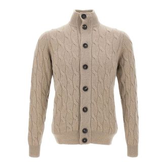 FILIPPO DE LAURENTIIS Wollkaschmirpullover Taubengrau - - Knitwear - Herren - Beige - 2XL