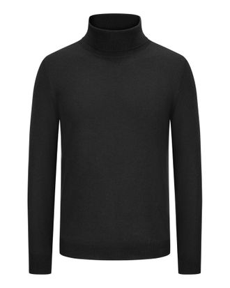 Gran Sasso Rollkragenpullover aus extrafeiner Merinowolle in