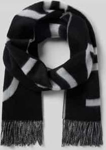 Calvin Klein Wollschal mit Allover-Logo-Stitching Modell Bold