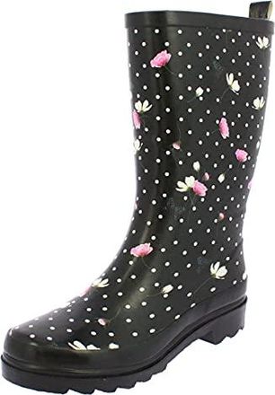 Beck Pluie de Fleurs Bottes de Pluie Femme