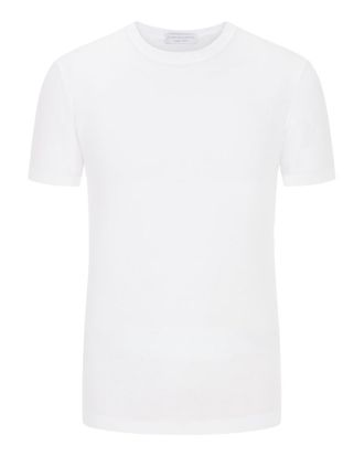 FILIPPO DE LAURENTIIS Leichtes Strick-Shirt aus Crepe Cotton in