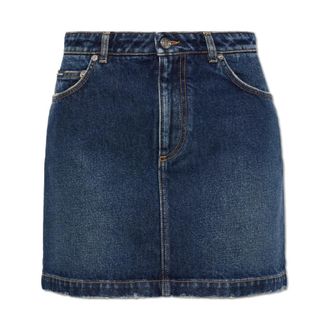 Dolce & Gabbana Vintage-Effekt Denimrock - - Skirts - Damen - Blau - S
