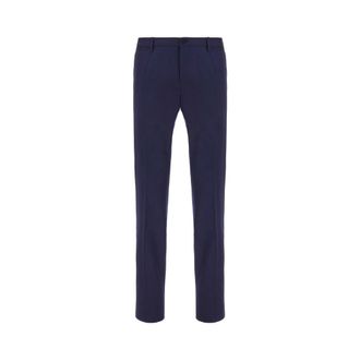 Dolce & Gabbana Tailored Virgin Wool Pants - - Trousers - Herren - Blau - XL