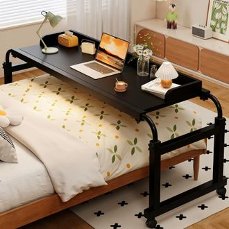 Generic &Uuml;Berbetttisch Mit Rad, &uuml;Berbettschreibtisch Mit Dreiseitiger Schallwand, Verstellbare Schreibtischh&ouml;He for Bett, Sofa, Stuhl