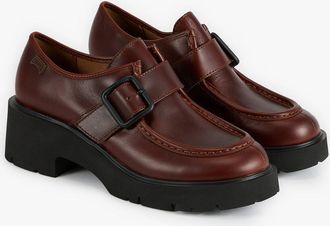 Camper Mocassins &agrave; talon en cuir