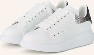 Alexander McQueen Mcqueen Sneaker Mit Schmucksteinen weiss