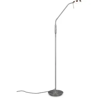 Trio Lampadaire led 12w 2300 4000k 1400lm variateur tactile nickel mat monza 50216286 50216286 50216286